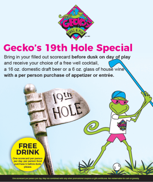 Gecko's 19th Hole Special | Visit Sarasota County